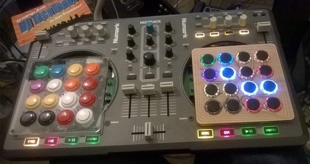 Numark Mixtrack Modified: Midi Fighters Replace Jogwheels - DJ TechTools