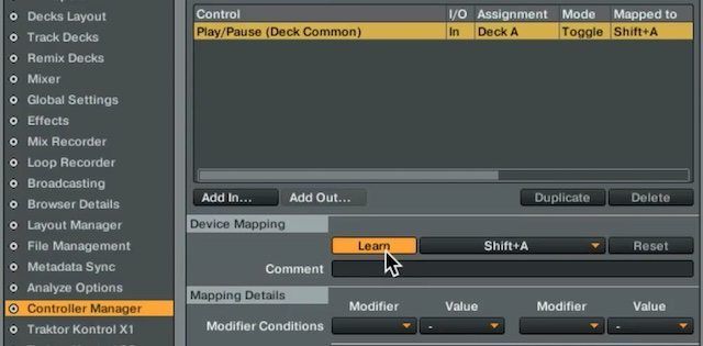 How to build a basic MIDI mapping in Traktor