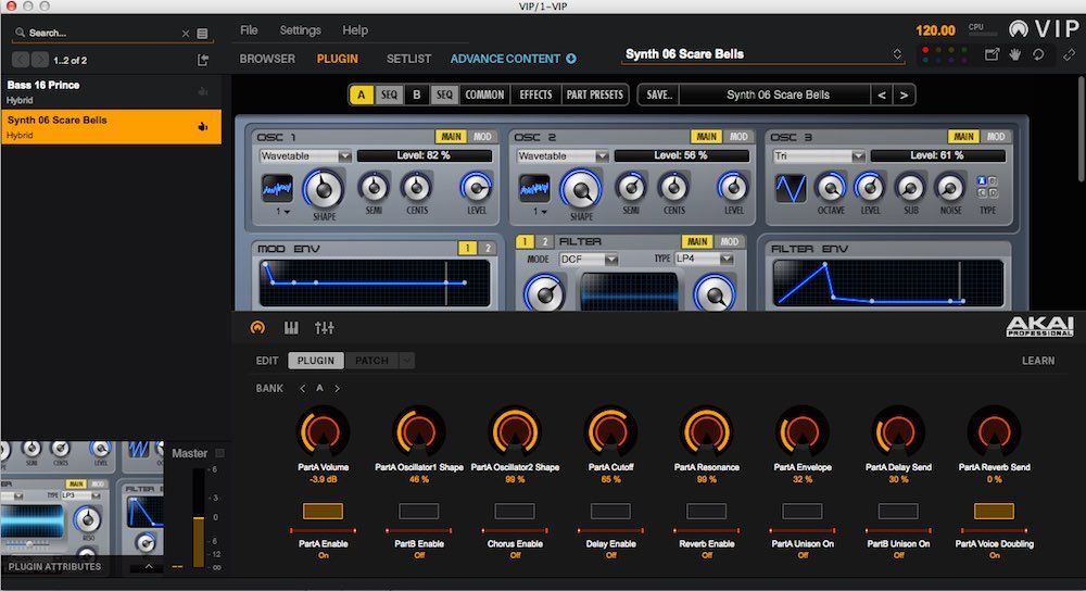 Review: Akai Advance 49 MIDI controller with VIP VSTi host software ...