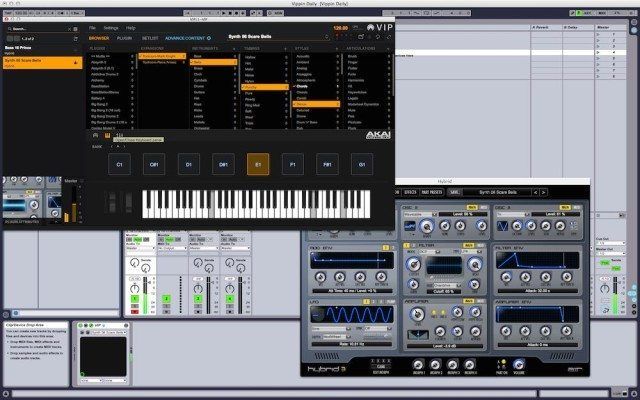 Review: Akai Advance 49 MIDI controller with VIP VSTi host software ...