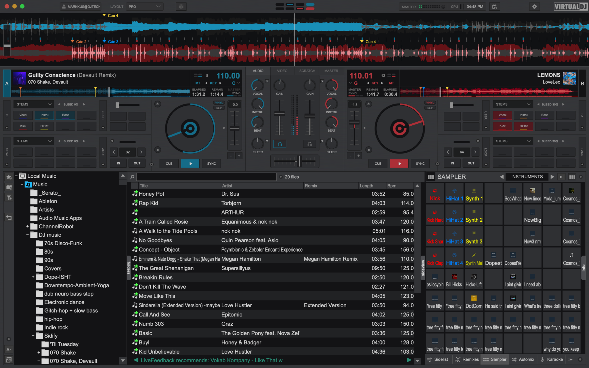 Review: VirtualDJ 2021's Real-Time, 5-Stem Track Separation - DJ TechTools