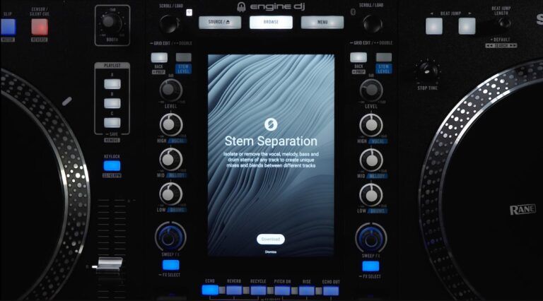 Engine DJ 5.0: on-board stems on the System 1, RGB waveforms for ...